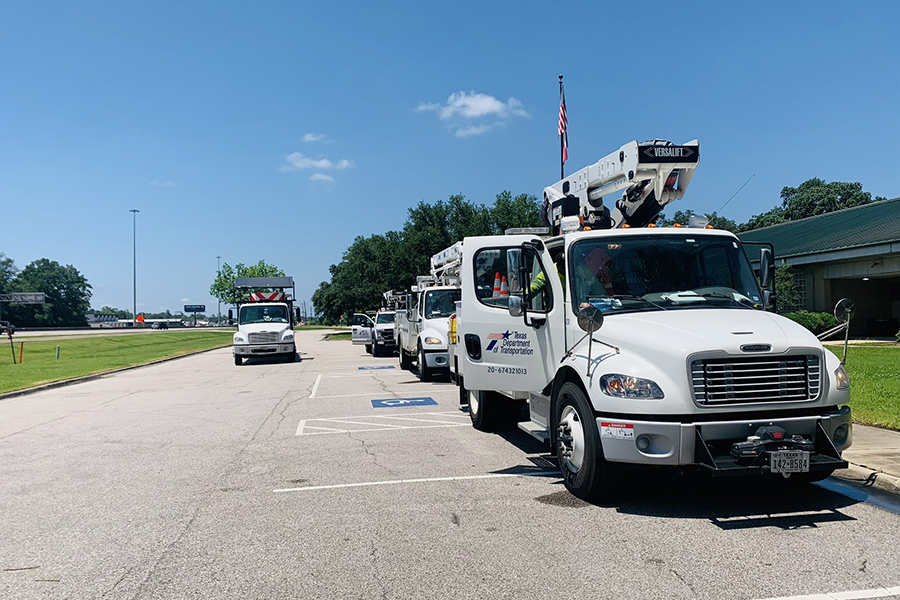 TxDOT crews working storm recovery