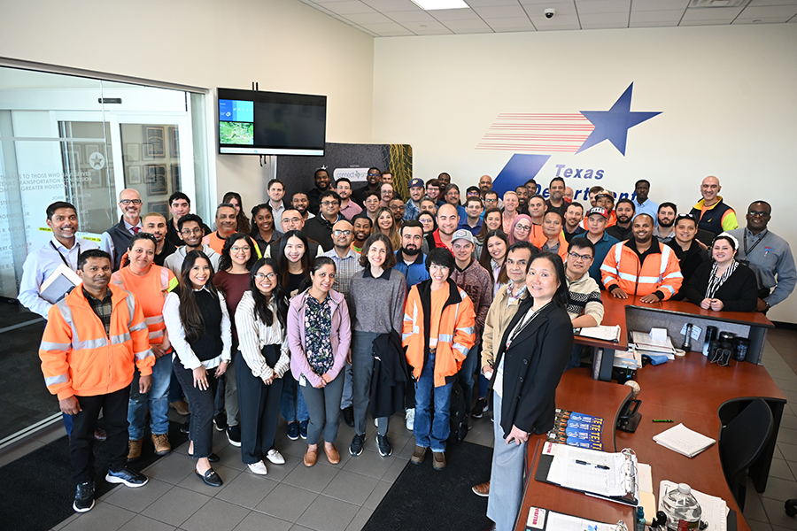 TxDOT leaders meet with young engineers in the Houston area