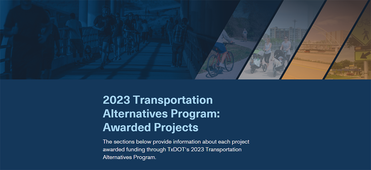 Bicycle and pedestrian local and federal funding programs