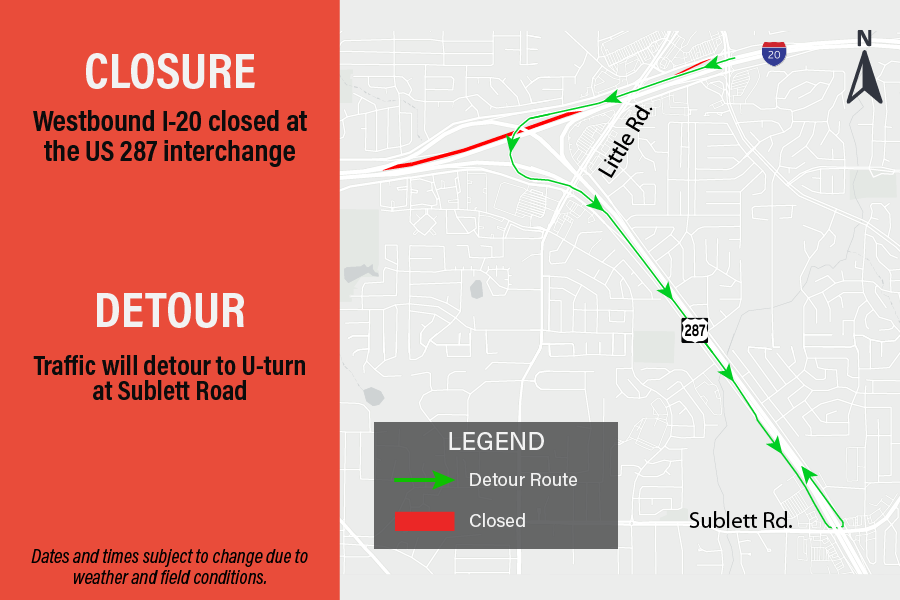 Closures and detours