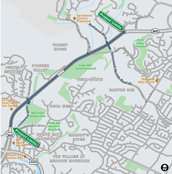 Lakewood Drive/Spicewood Springs Road