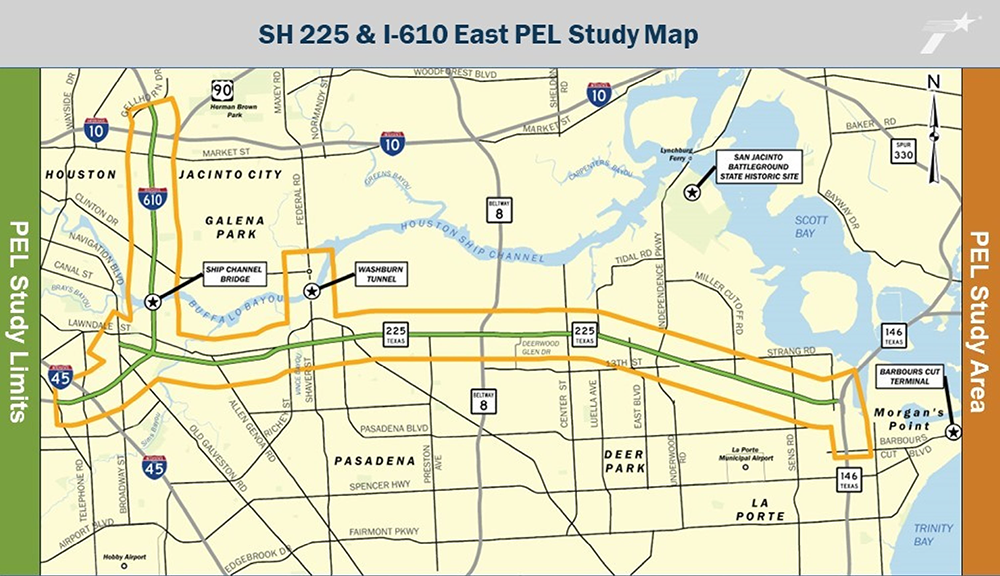 SH 225 and I-610 East Planning and Environmental Linkages (PEL) Study